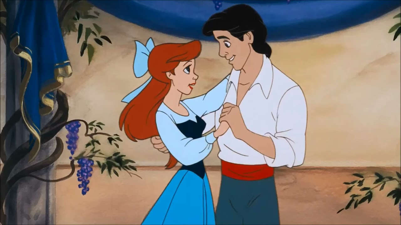 Disney Ariel And Eric Dancing