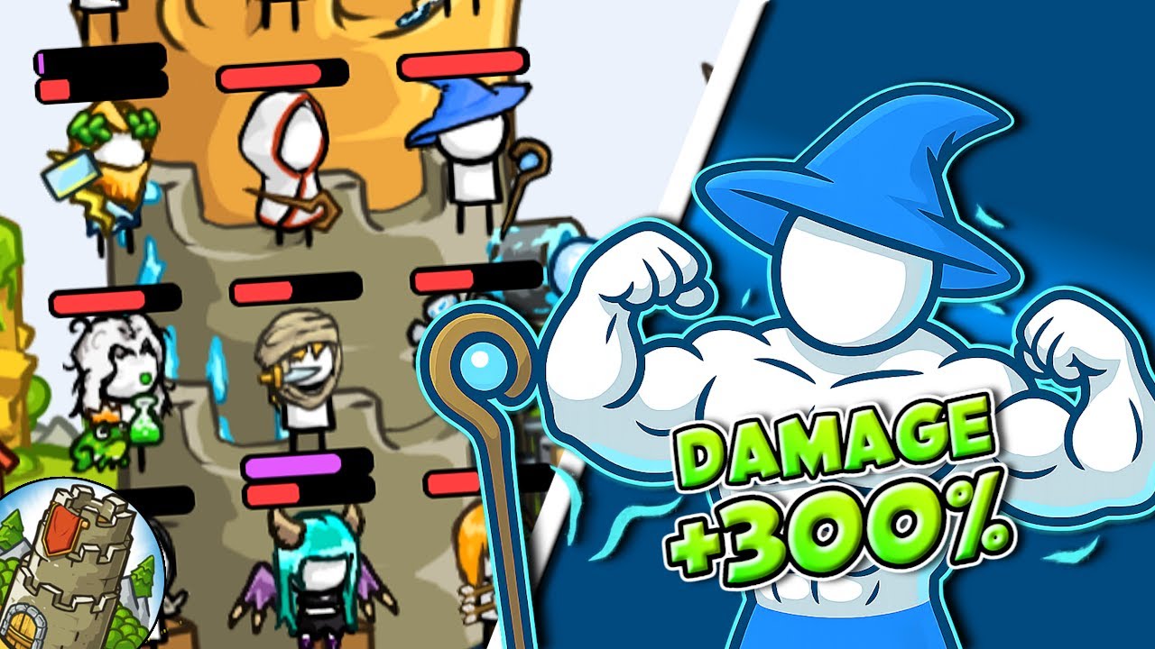 ICE WIZARD as DAMAGE DEALER?! | Grow Castle - YouTube