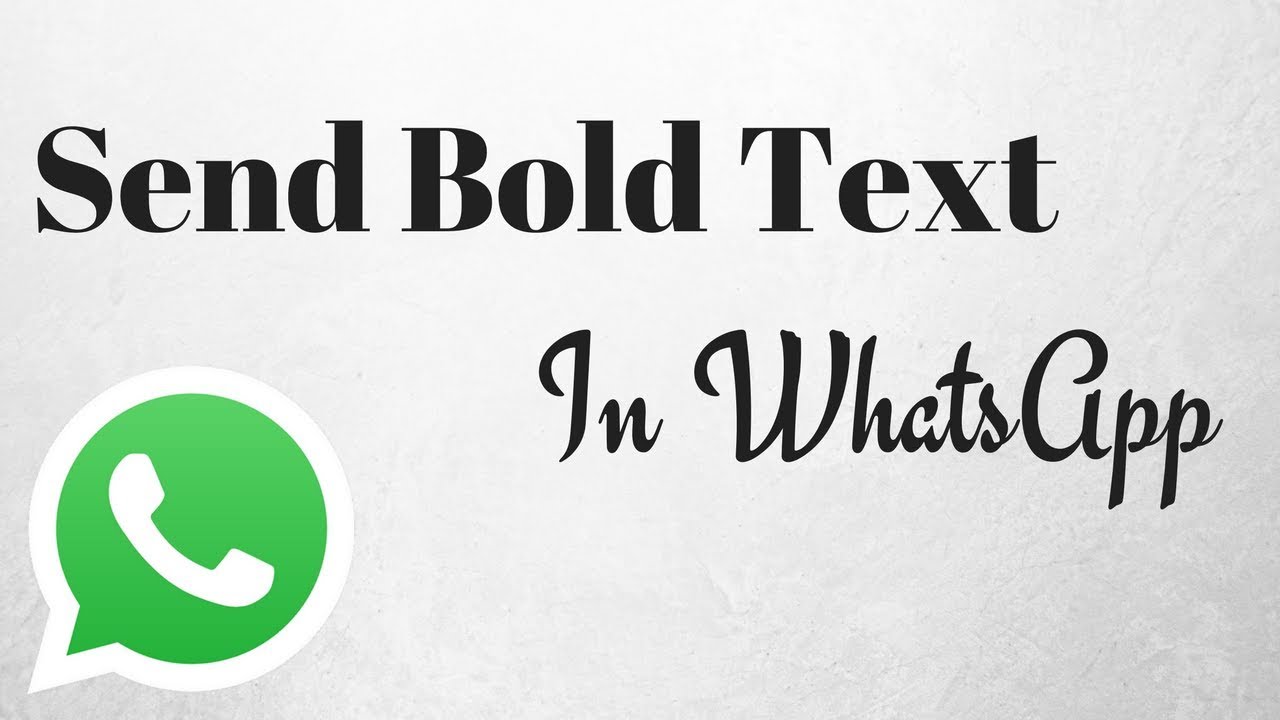 How To Send Bold Text In WhatsApp YouTube how-to-send-bold-text-in-whatsapp-youtube