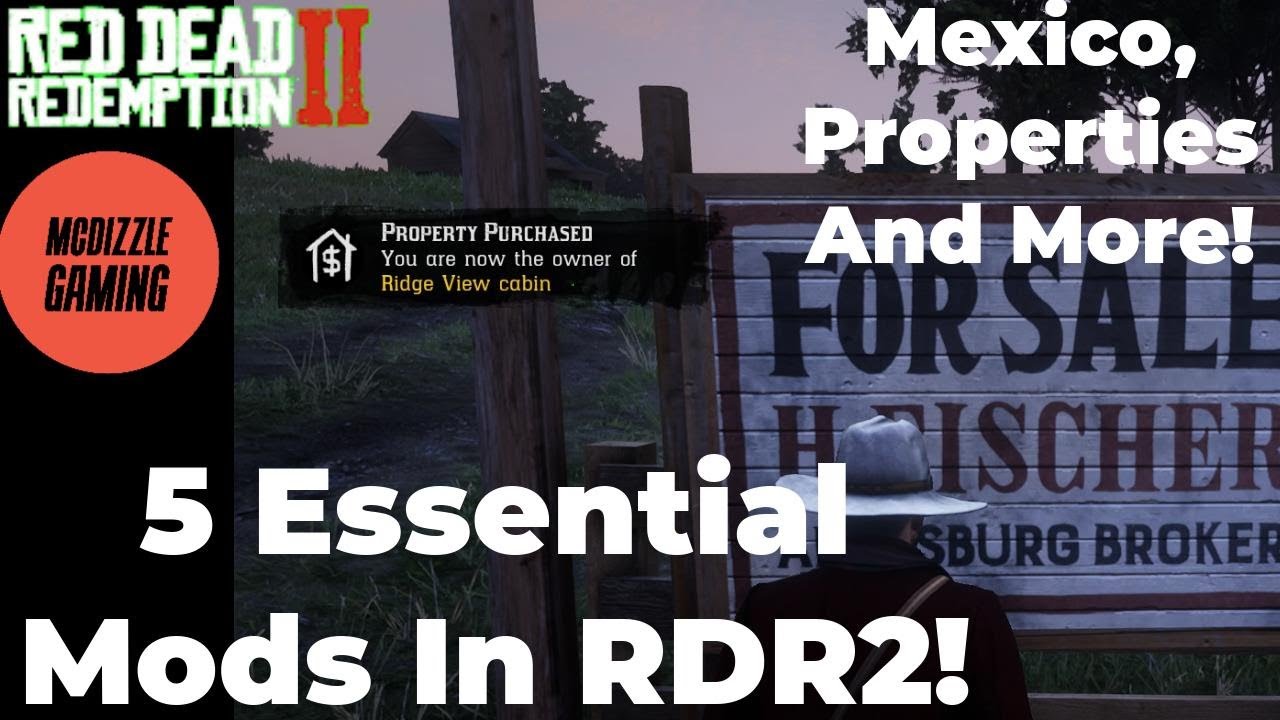5 Essential Mods For Red Dead Redemption 2 - Showcase! Download Links ...