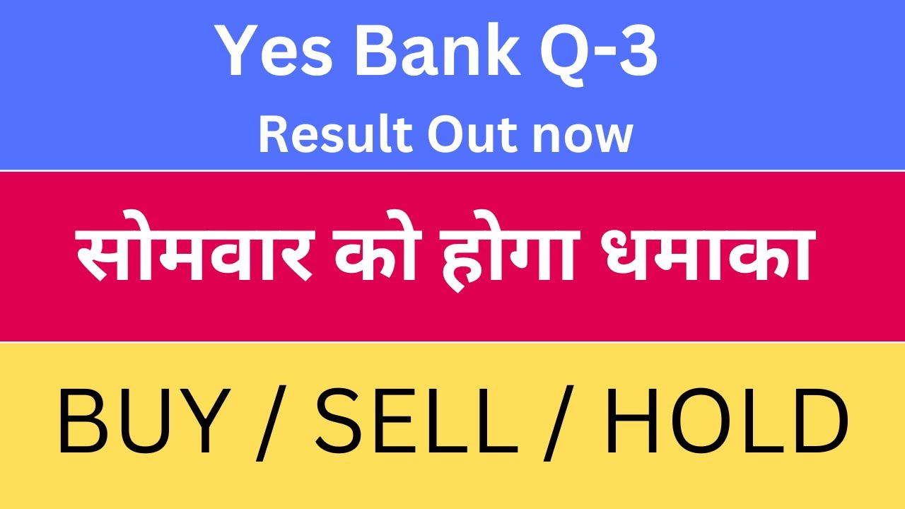 Yes Bank Q3 Results 2023 ( Detail Analysis ) | yes bank ₹100 तक जायेगा ...