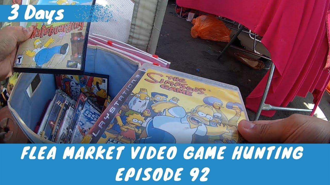 Flea Market Video Game Hunting (Ep. 92) 3 Days - YouTube