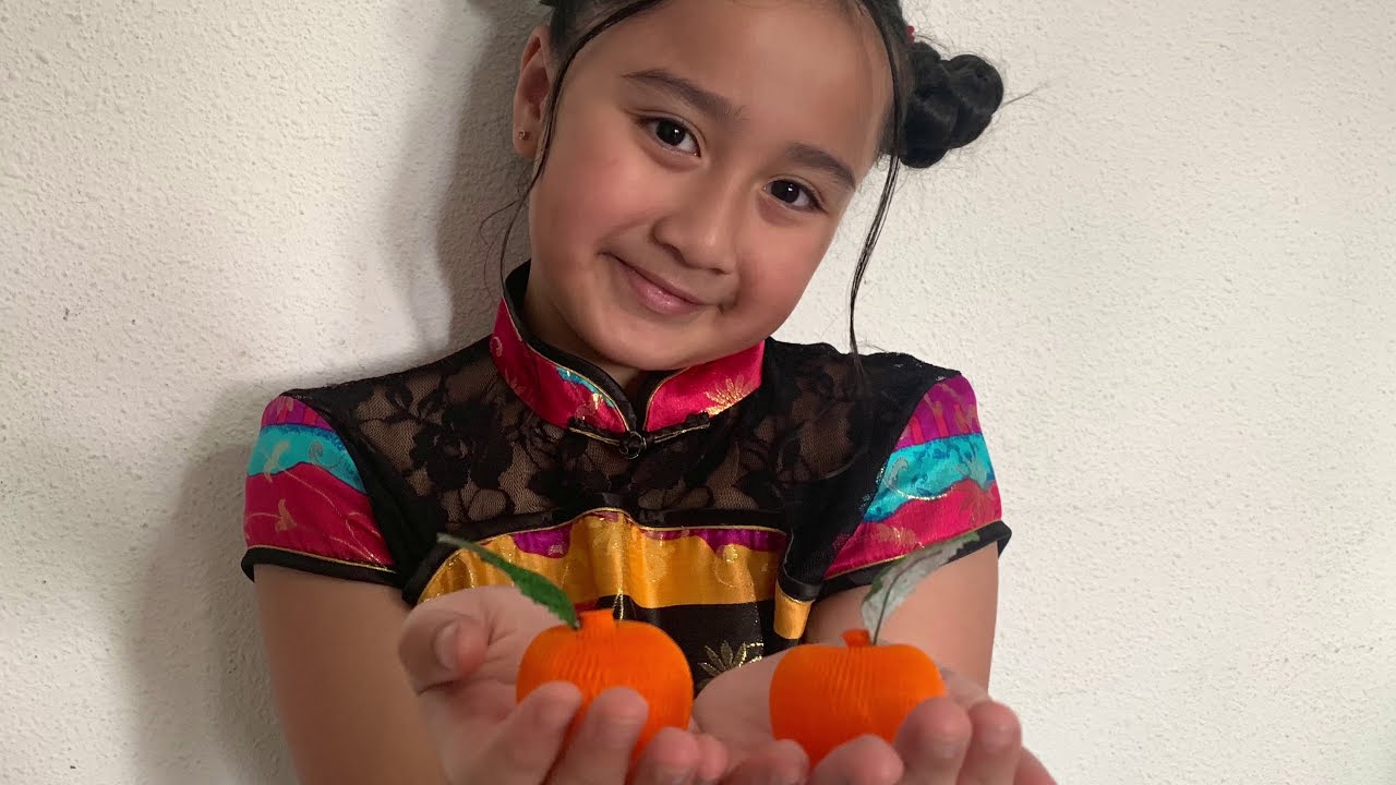 DIY Chinese New Year Mandarin orange tutorial (Gong Xi Fa Cai) - YouTube
