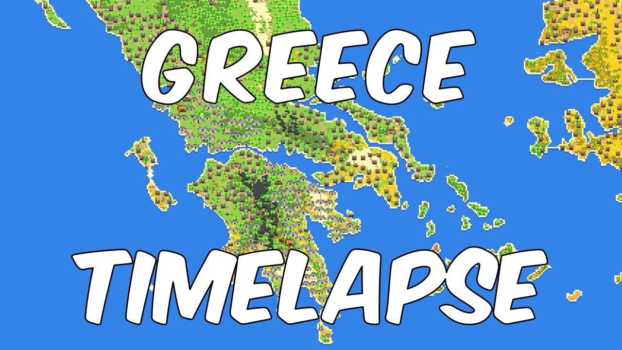 WorldBox Time Lapse - Greece & the Aegean - YouTube