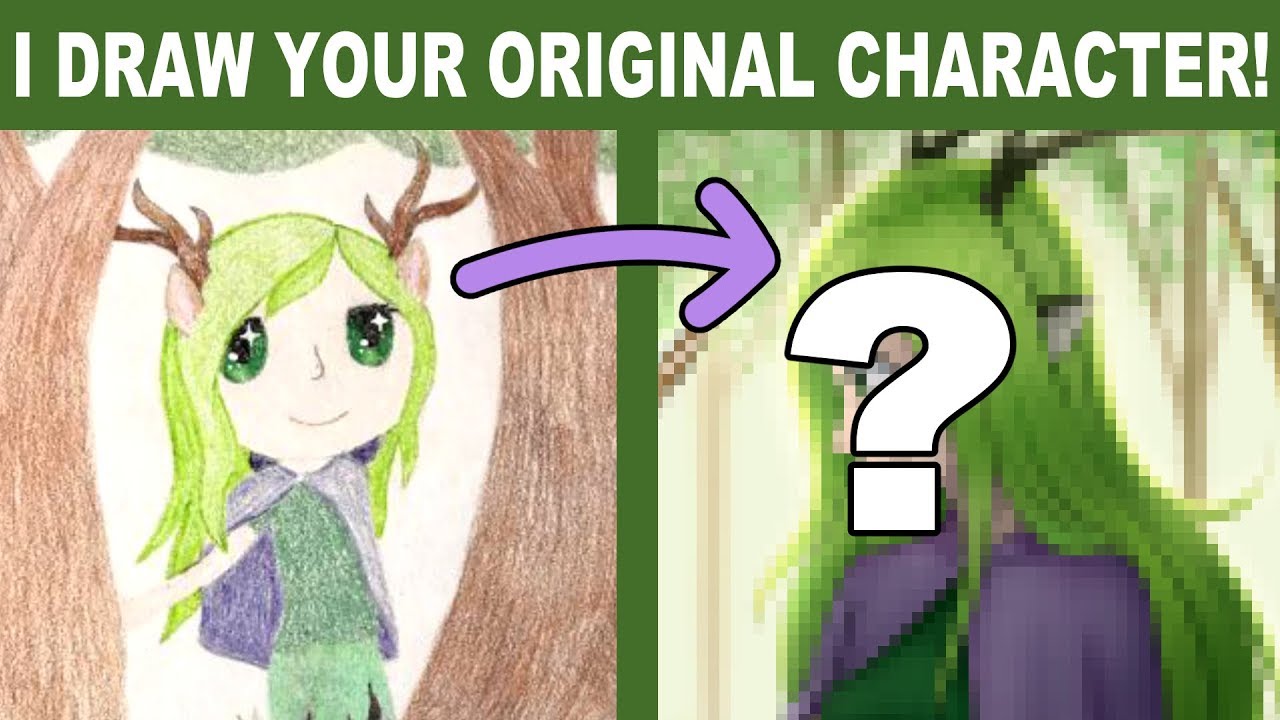 I Draw YOUR Original Character! #13 - YouTube
