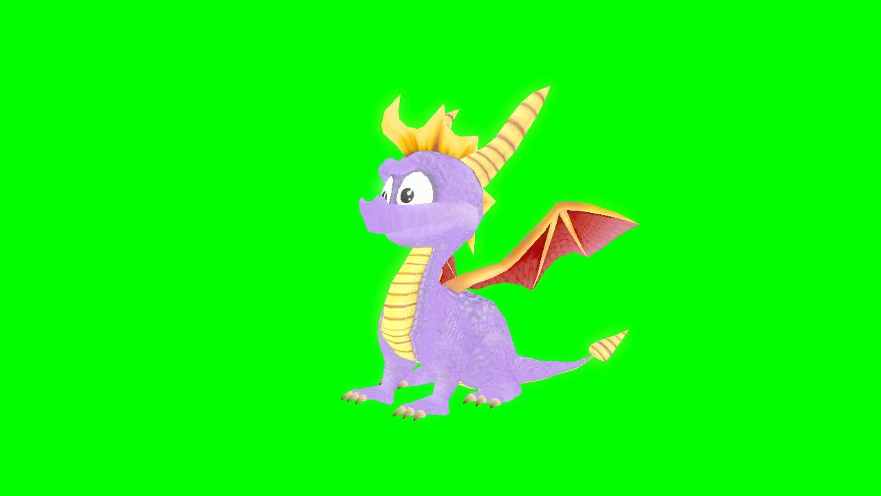 [SFM] Enter The Dragonfly Spyro Green Screen Test - YouTube