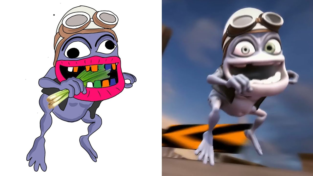 Crazy frog Axel F song Drawing Meme | part -2 crazy frog funny drawing ...
