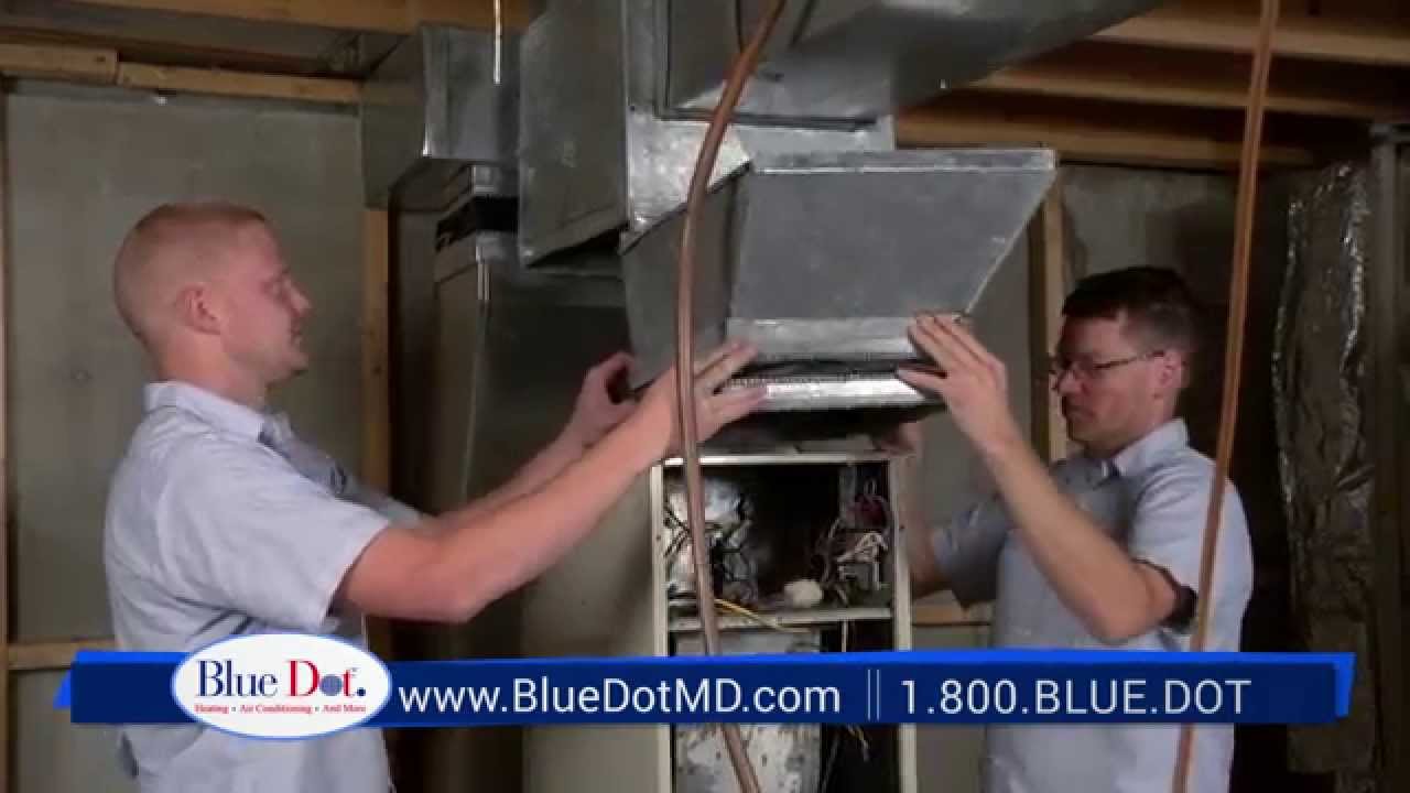 Blue Dot, HVAC Installation, April 2015 - YouTube