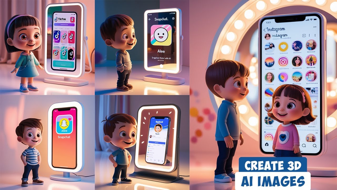 "Design 3D Cartoon Characters with AI: Social Media Ready!" |Tutorial ...