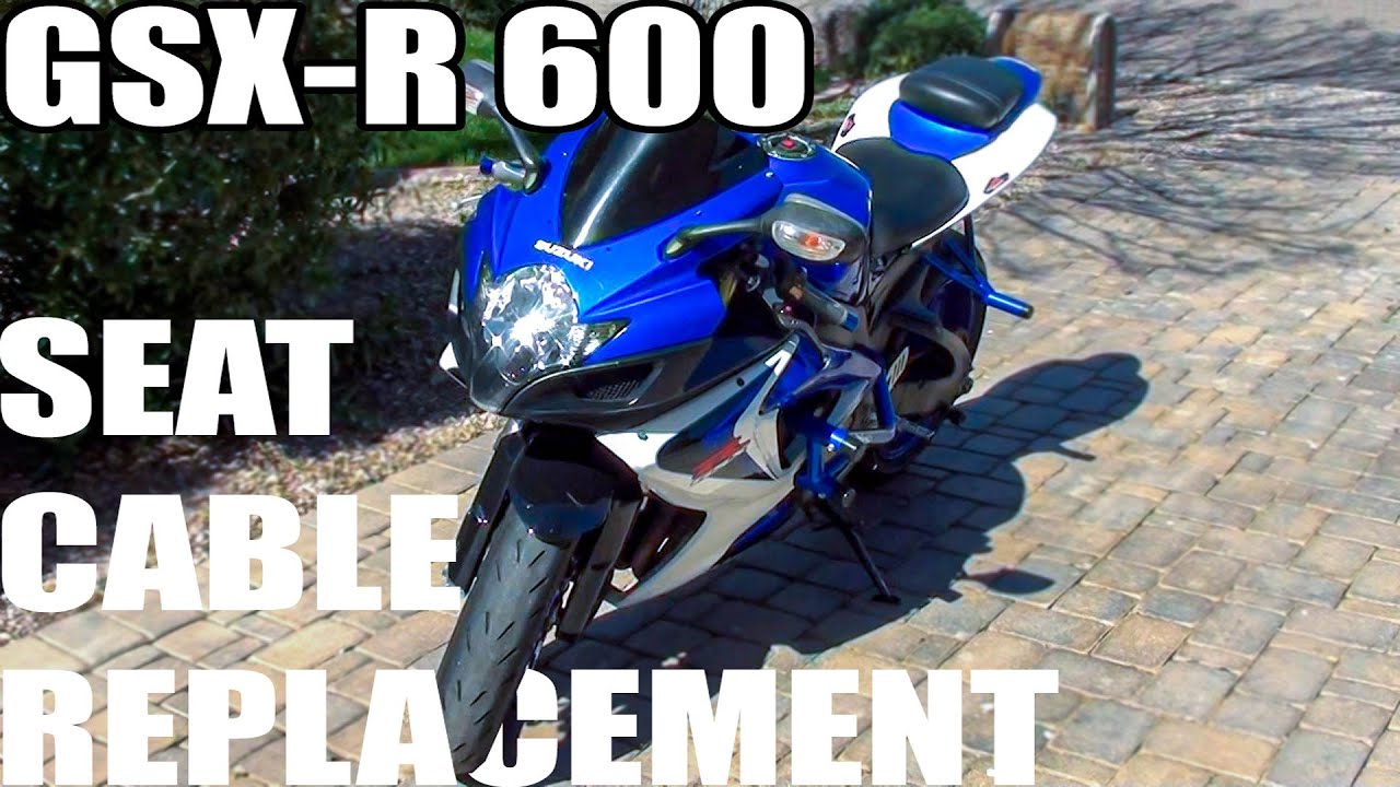 2007 Suzuki GSX-R 600 Back Seat Cable Replacement - YouTube