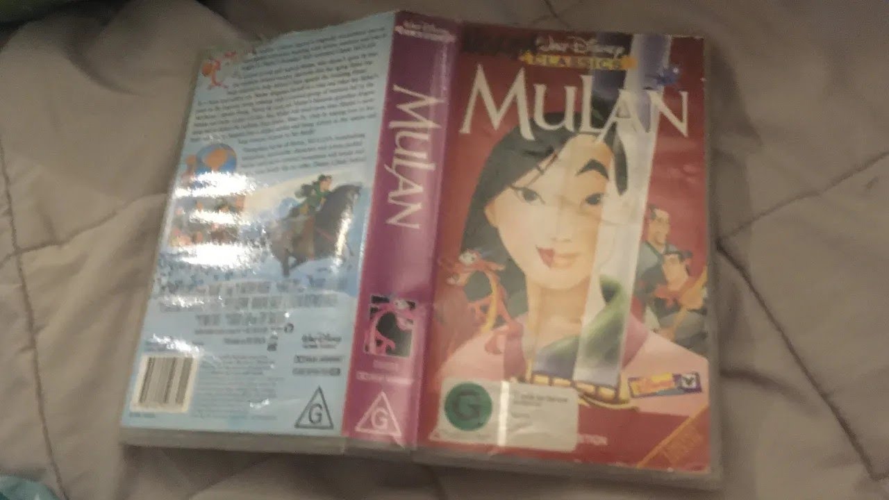 Opening & Closing To "Mulan: A original 1998 film" (WDHV) VHS New ...