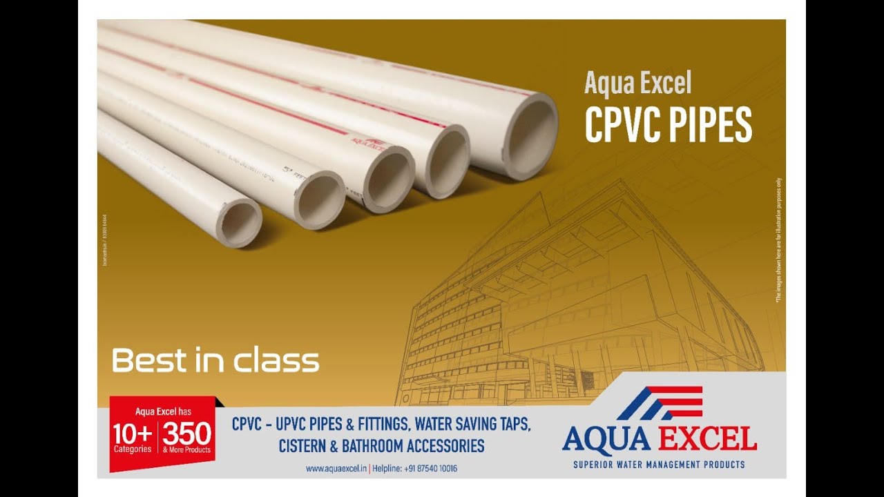 CPVC pipes explanation video|Aqua Excel CPVC pipes|Taps manufacturer ...
