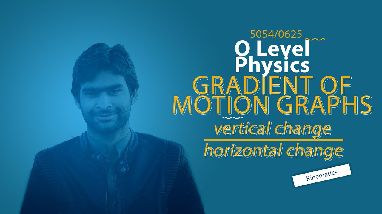 Gradient of Motion Graphs | Kinematics | O Level Physics - YouTube