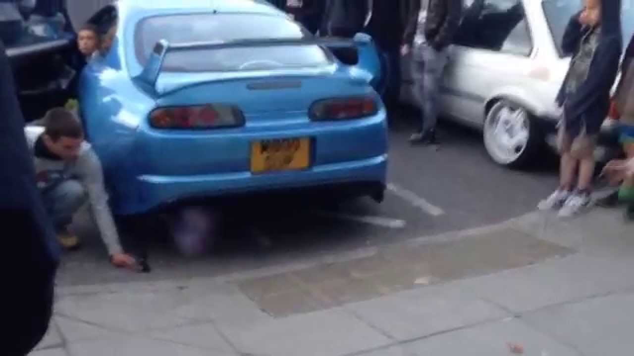 750HP Supra Anti-Lag spitting Flames and Turbo Chatter! - YouTube