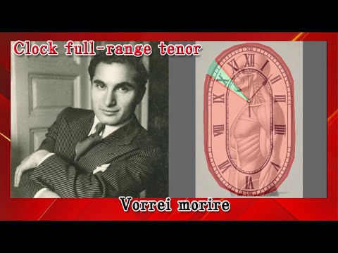 Joseph Schmidt — Clock full range tenor"Vorrei morire" - YouTube