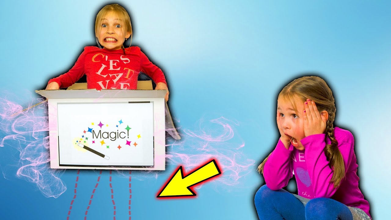Amelia, Avelina and Akim adventure with a magic box delivery. - YouTube