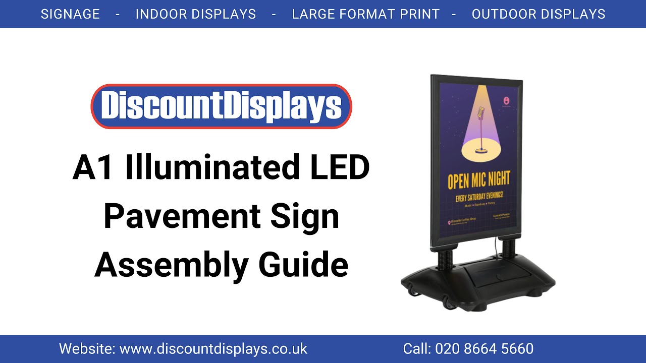 How to Use LED Remote - A1 Illuminated LED Pavement Sign | Discount ...