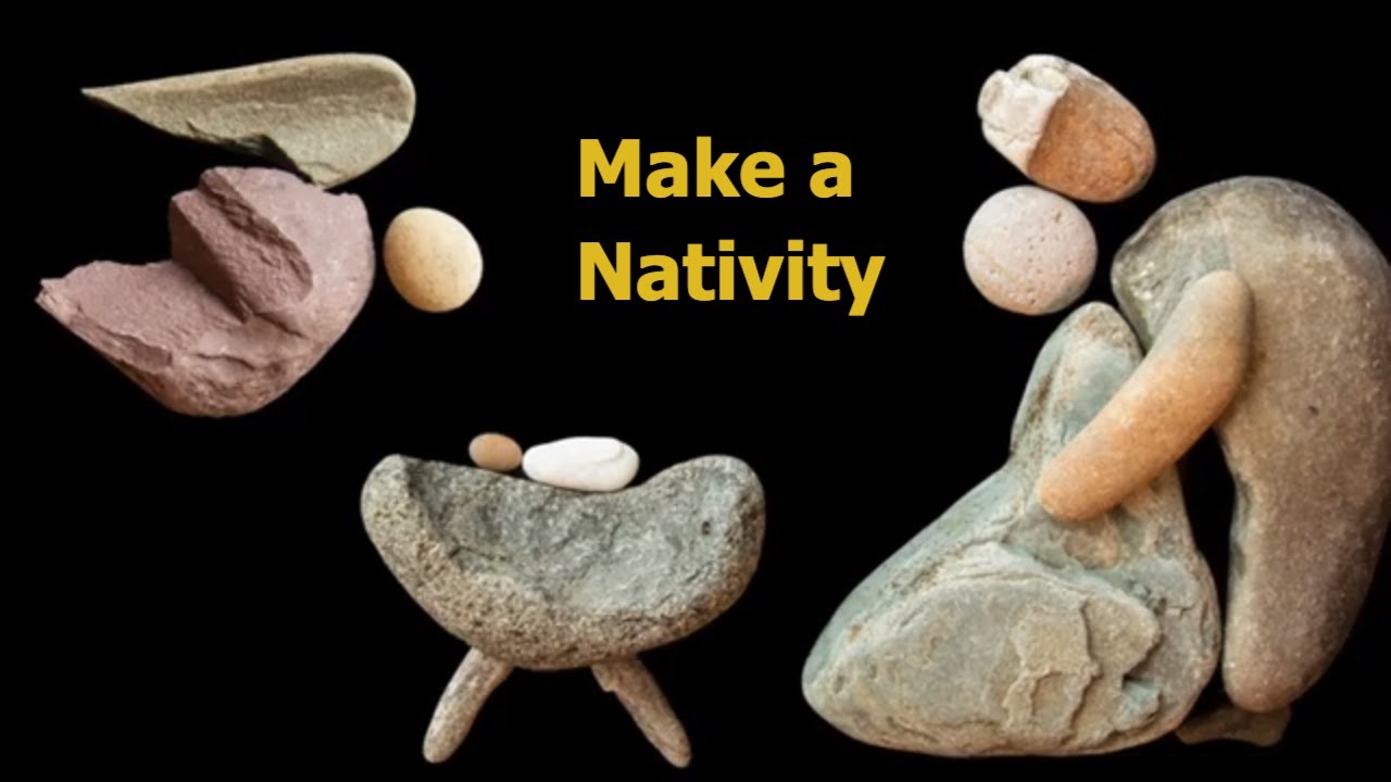 Christmas Rock Art - Make a Nativity - A Savior is Born - YouTube