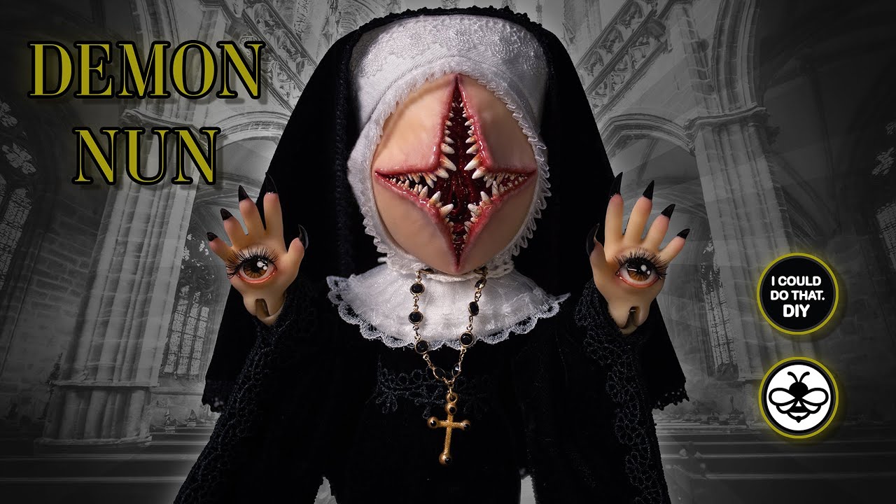 DEMON NUN CUSTOM BJD - YouTube