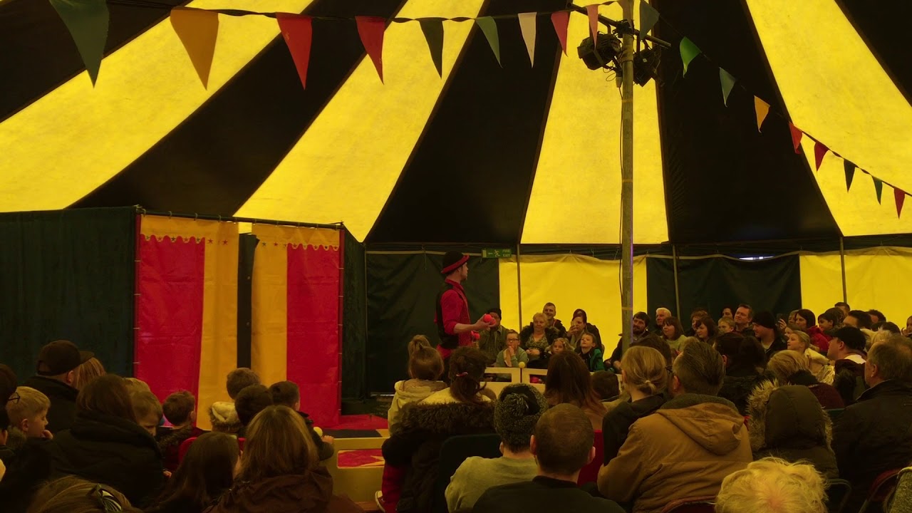 Juggling Performance at Circus Petite Bank Holiday Monday - YouTube