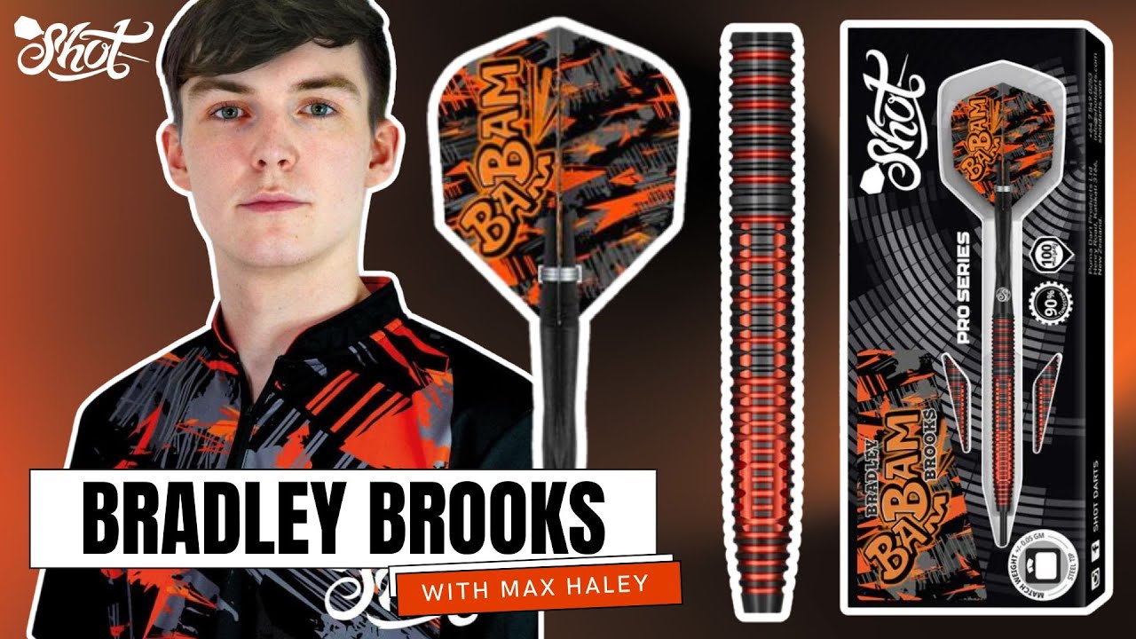 BRADLEY BROOKS “BAM BAM” SHOT DARTS REVIEW WITH MAX HALEY - YouTube