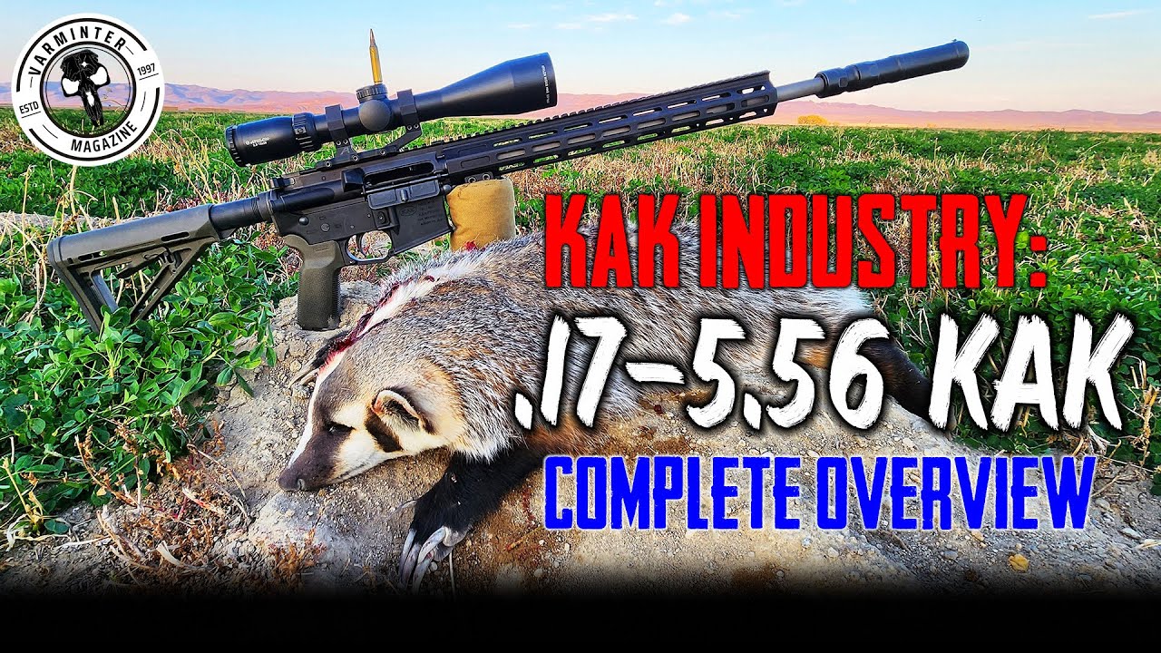 Complete Overview of the .17-5.56 KAK Cartridge by KAK Industry - YouTube