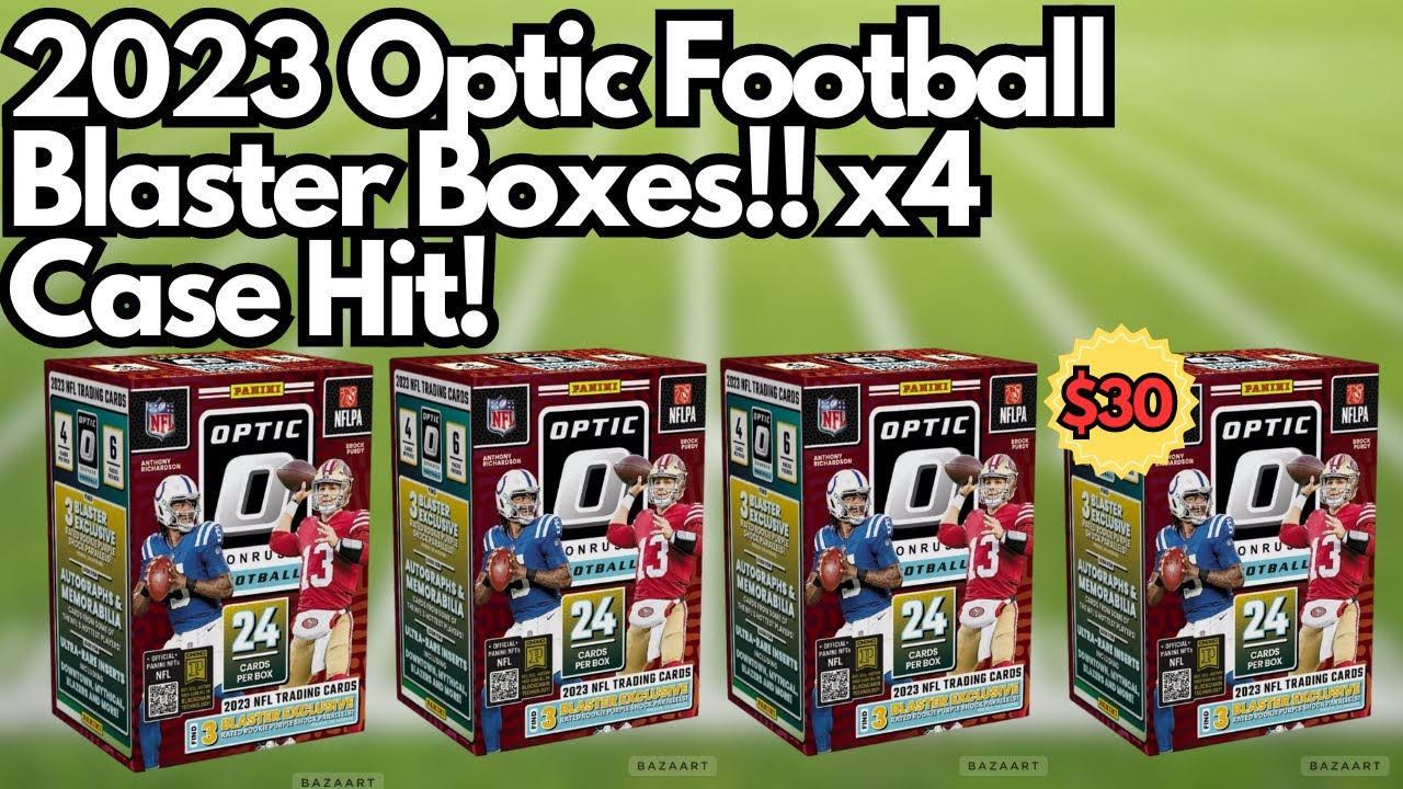 Case Hit! Downtown Hunting! 2023 Optic Football Blaster Boxes! Best ...