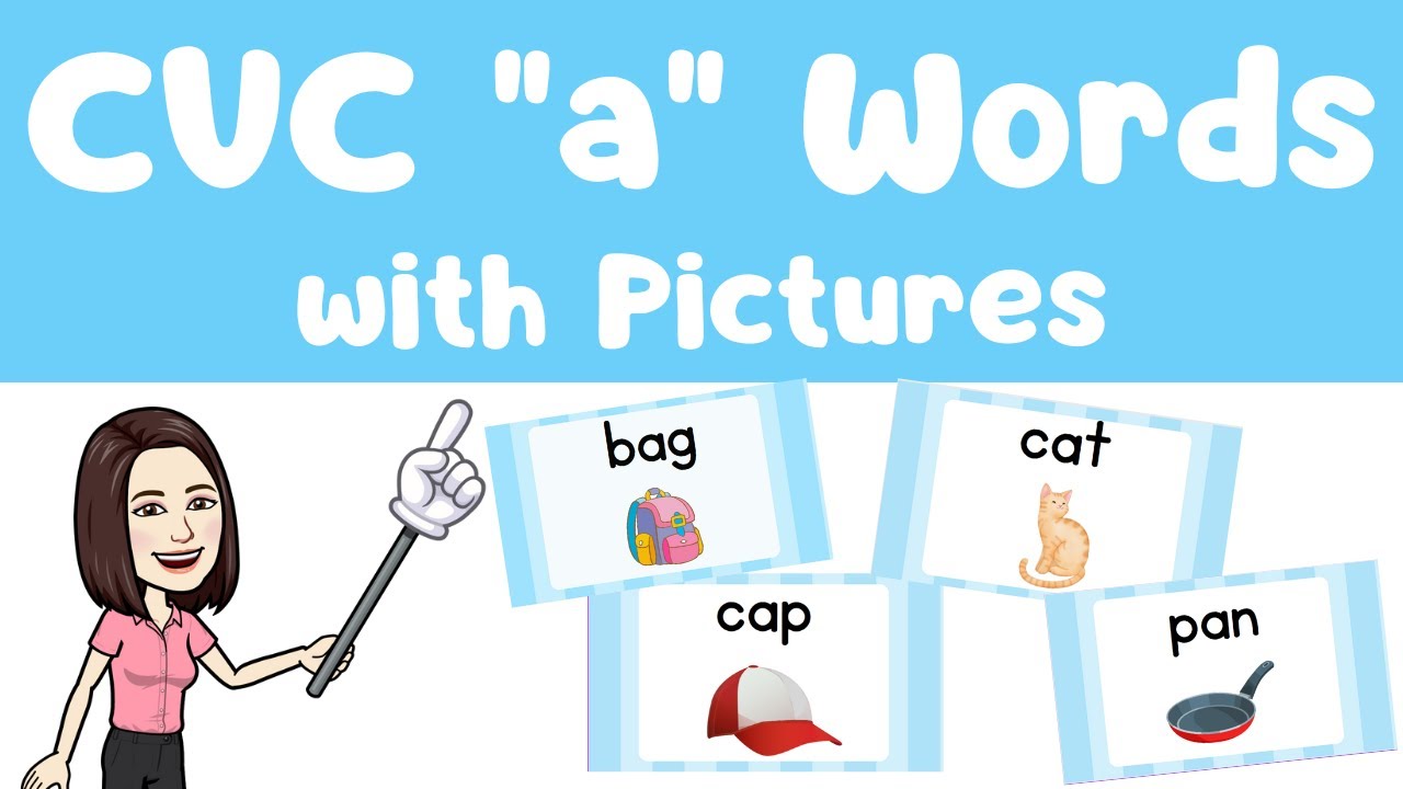 CVC "a" Words | Reading Tutorial | Reading Video Lesson | Phonics ...