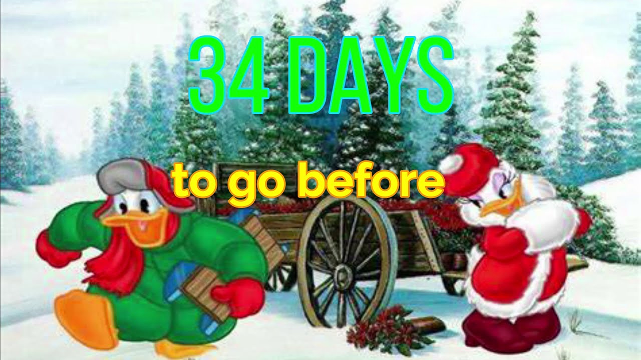 34 days to go before Christmas | Christmas Fact - YouTube