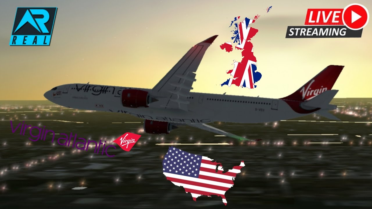 🔴 Real Flight Simulator - Virgin Atlantic A330-900Neo | Tampa (KTPA ...