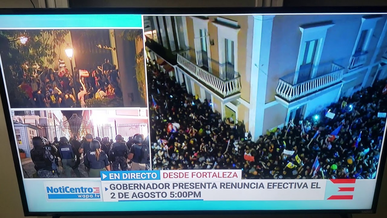 Puerto Rico governor Ricky Rosello announces his retirement of the ...