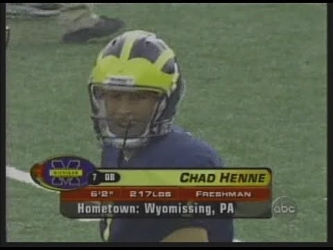 2004 Miami (OH) @ Michigan; Sept 4th; ABC College Football; Chad Henne ...