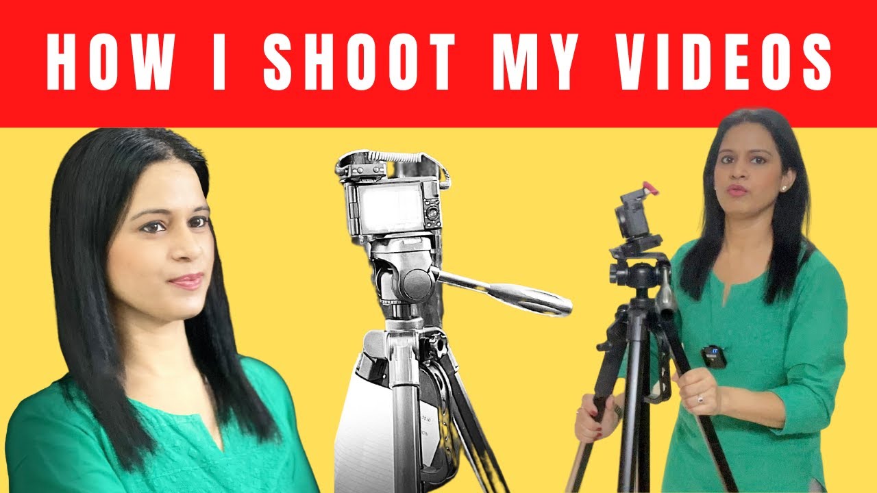 HOW I shoot my YouTube videos | My CAMERA , LIGHTS , TRIPOD , SETUP ...