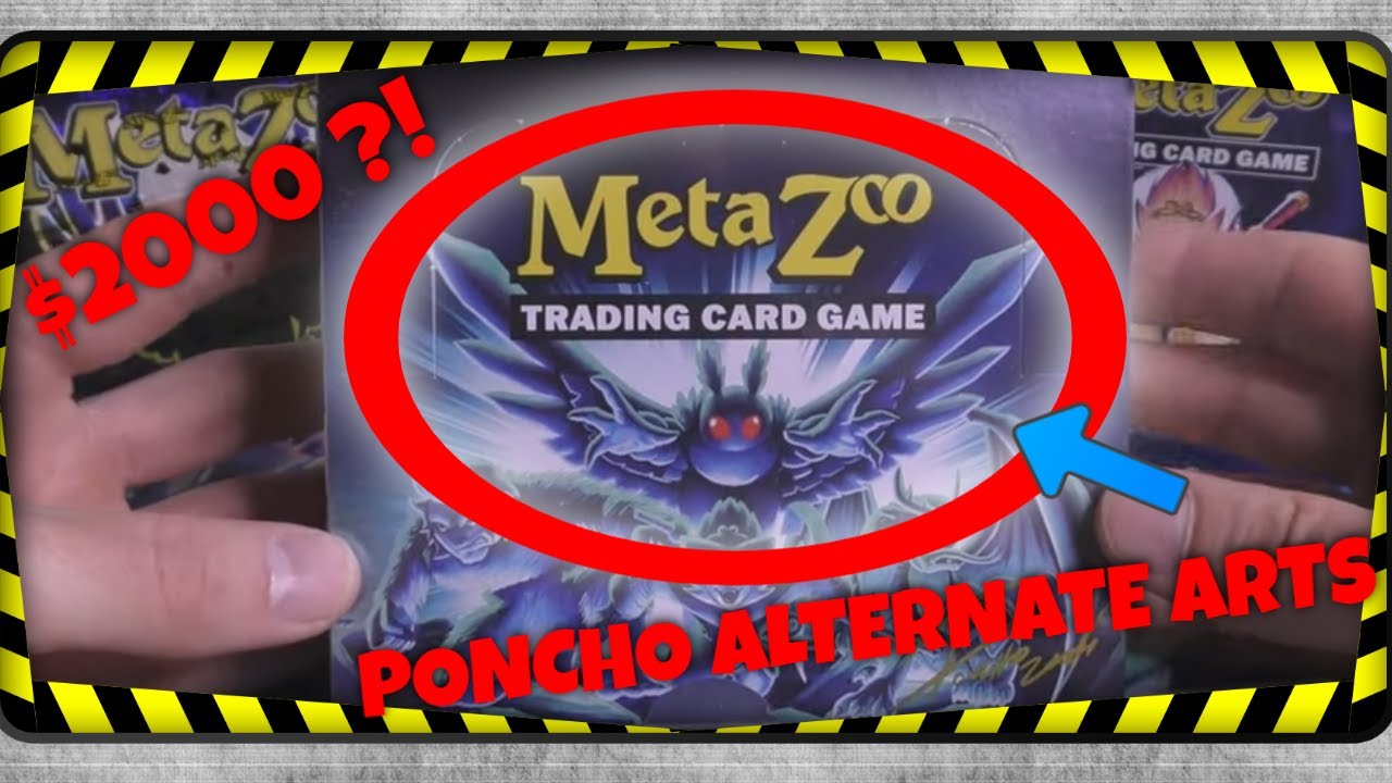 Opening a METAZOO Poncho Alternate Art Box - $2000 ??? - YouTube