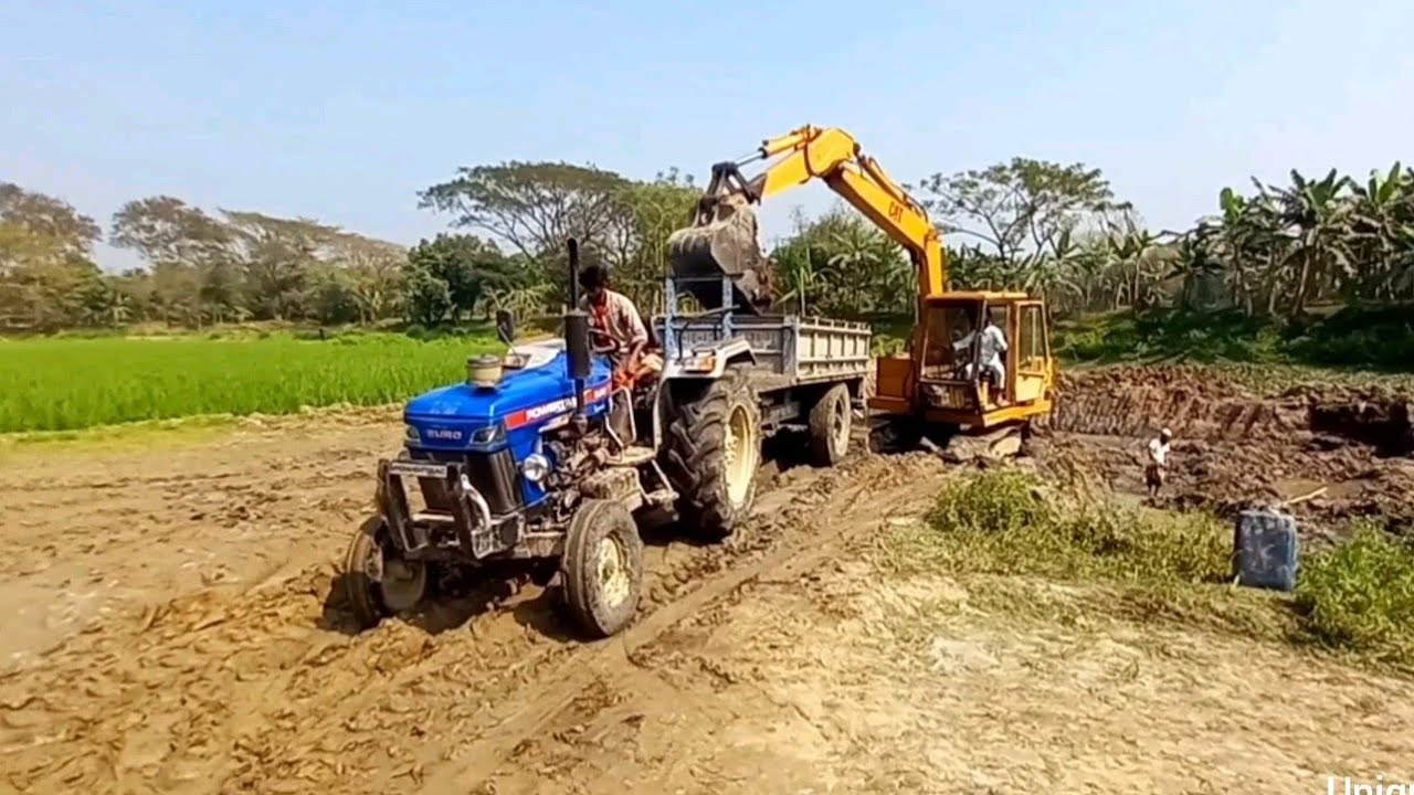 Tractor Trolley Loaded | Tractor Video | Tractor Trolley Unloaded ...
