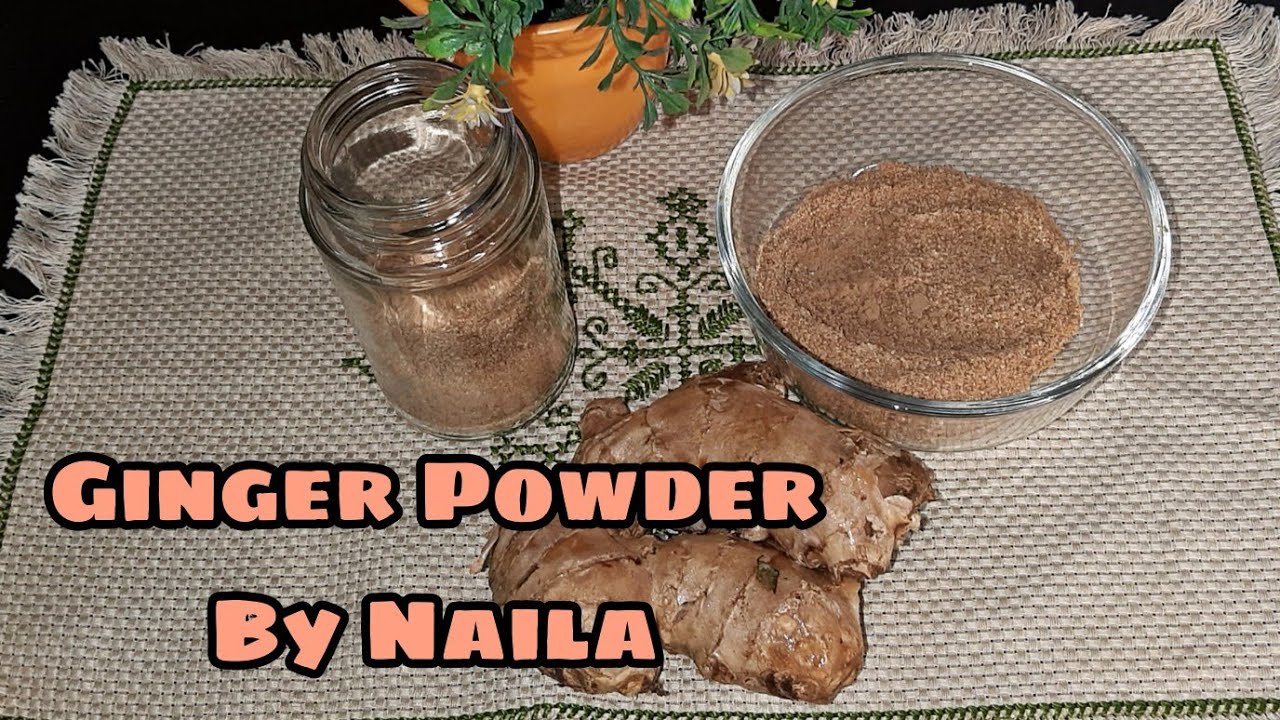 Ginger Powder | One Ingredient only | By Naila - YouTube