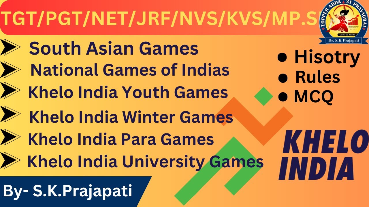 South Asian National & Khelo Games Rules & MCQ - YouTube