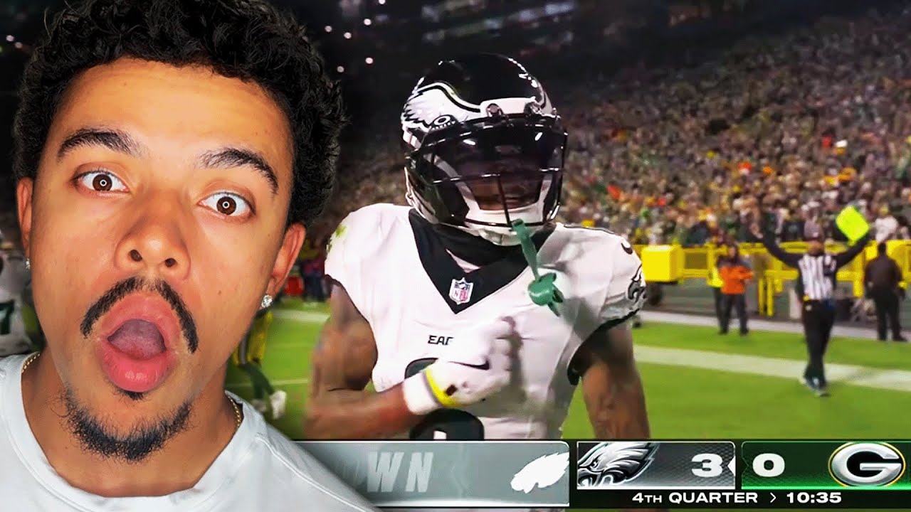 DEVONTA MF SMITH! Philadelphia Eagles vs Green Bay Packers Game Highlights | 2025 NFL Season ...