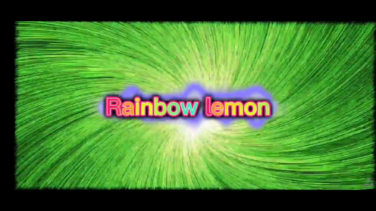 ya llegamos a los 5 subs :D I Rainbow lemon - YouTube