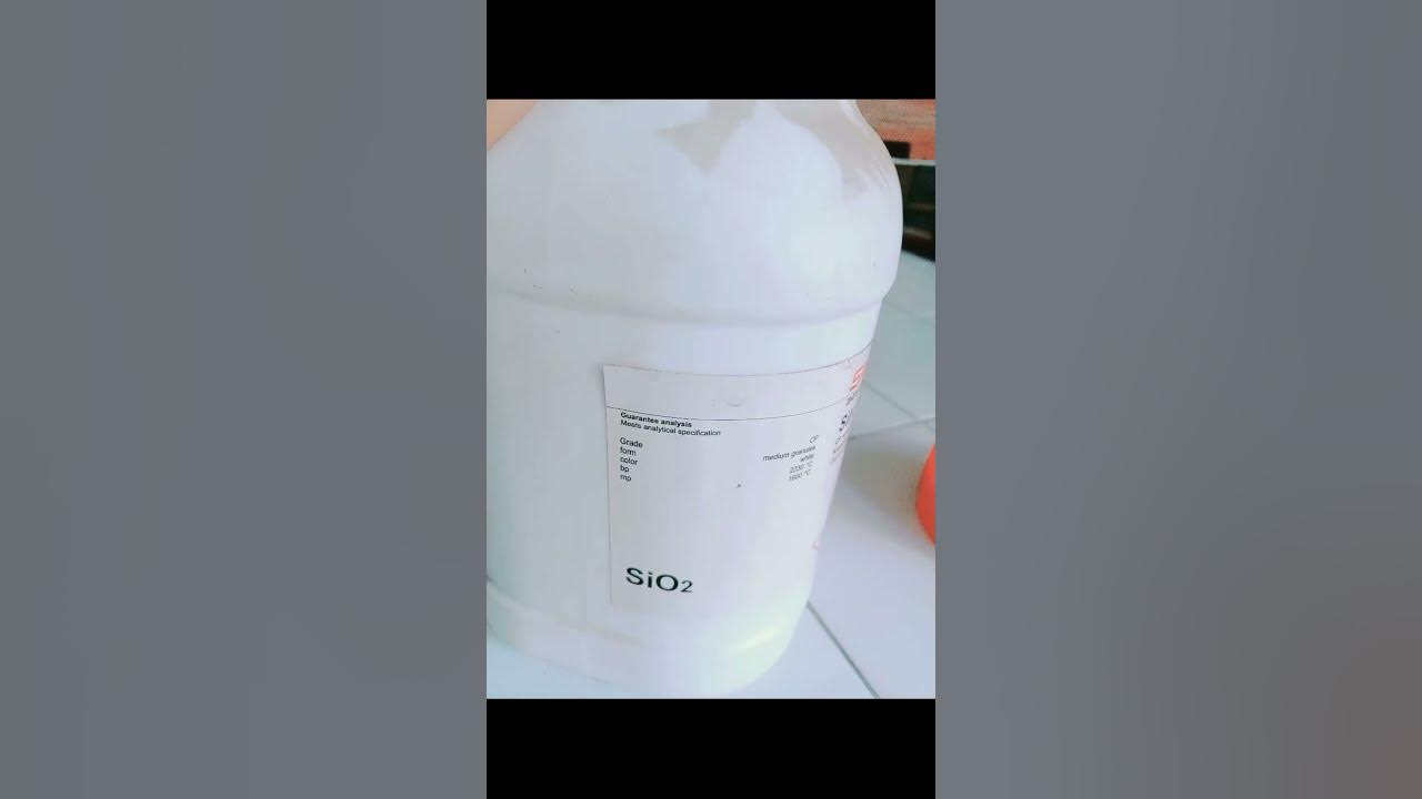 Silica Gel || SiO2 || Chemistry || Lab - YouTube