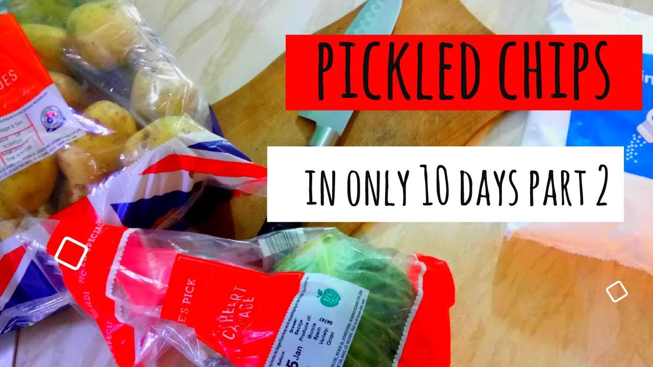 pickle your chips in only 10 days, hipster chips - YouTube