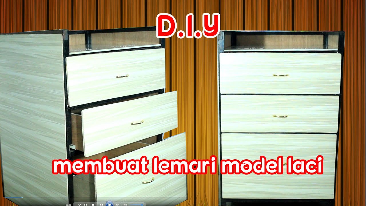 membuat lemari model laci.diy.home made - YouTube