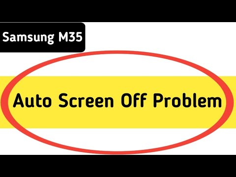 Samsung galaxy m35 automatic screen off problem, how to change auto ...
