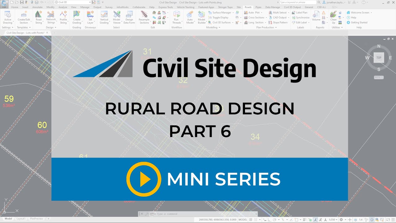 Rural Road Design | Part 6 - Plotting and Volumes - YouTube