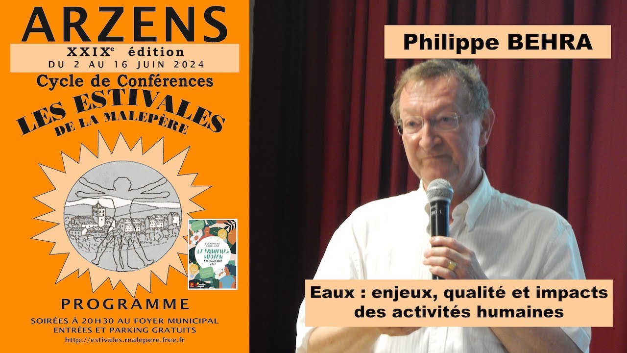 Philippe Behra "Eaux : enjeux, qualité, et impacts des activités ...