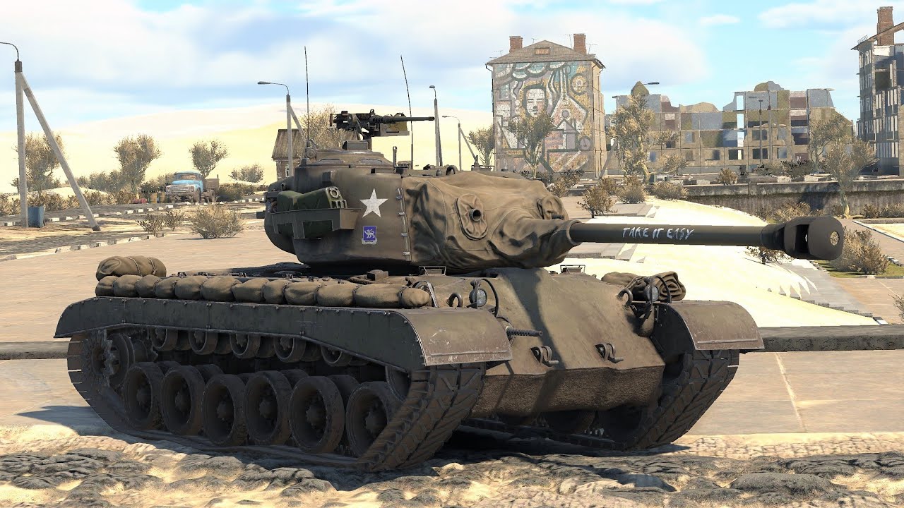 War Thunder: USA - Assault tank T26E5 Gameplay [1440p 60FPS] - YouTube