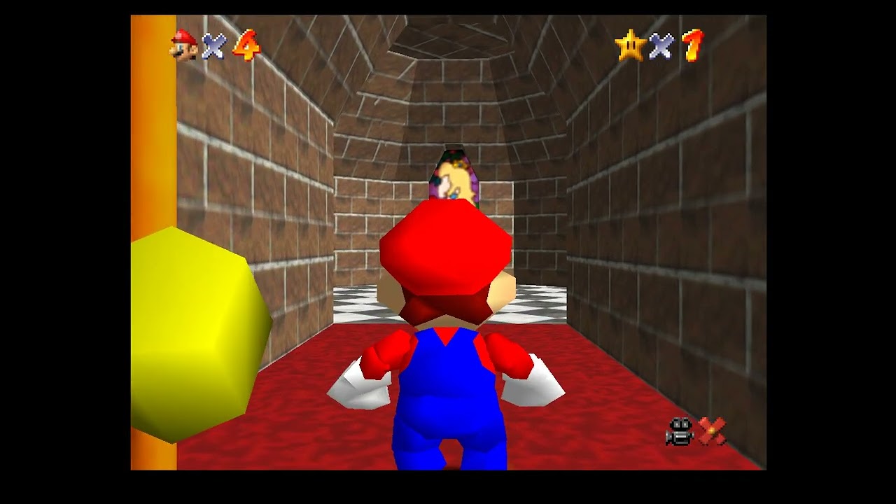 Super Mario 64 Castle Secret Stars Princess's Secret Slide in 20 ...