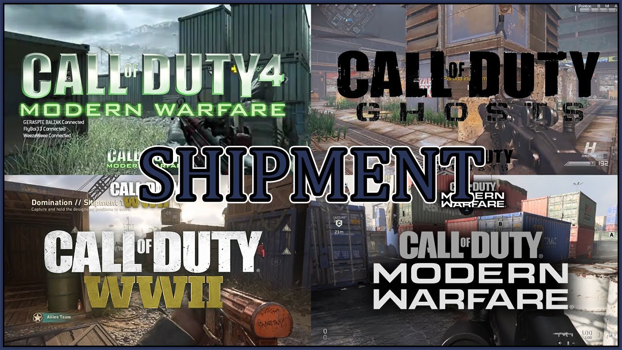 SHIPMENT Evolution/Comparison COD 4 | COD GHOSTS | COD WW2 | COD MW ...