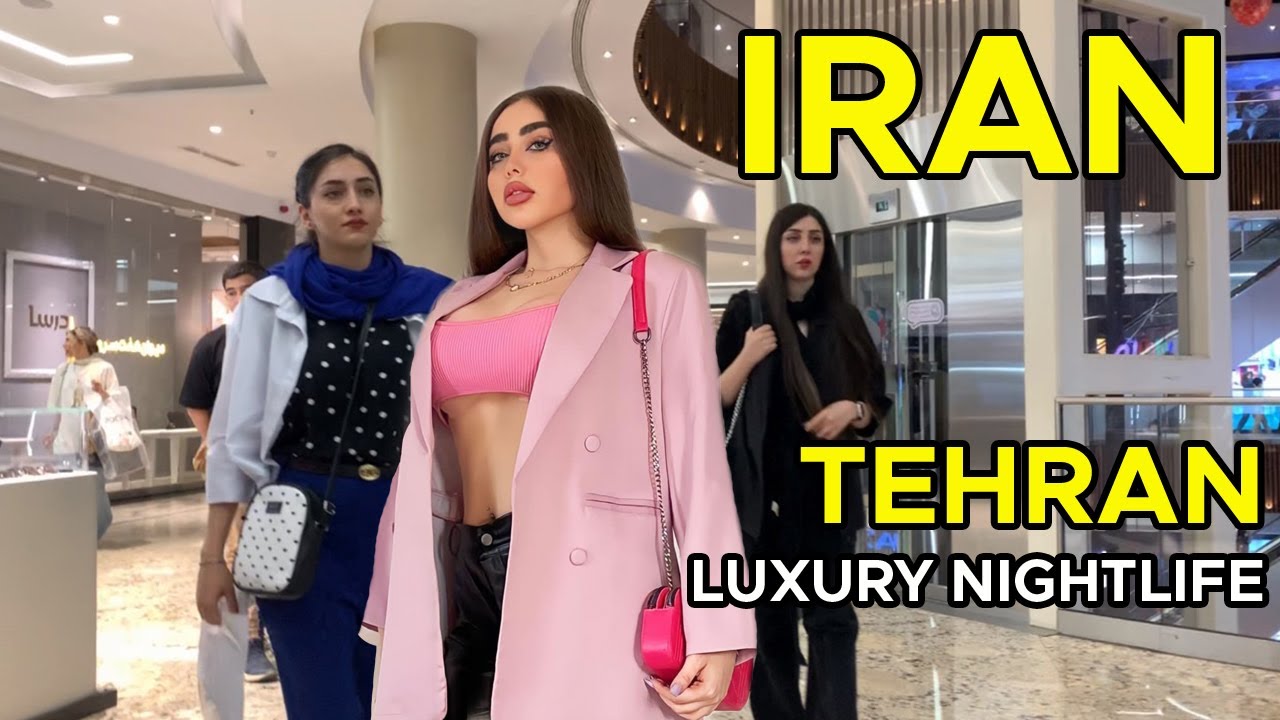IRAN Super Luxury Neighborhood North of Tehran nightLife Vlog ایران ...