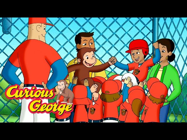 Home Run for George! 🐵 Curious George 🐵 Kids Cartoon 🐵 Kids Movies ...